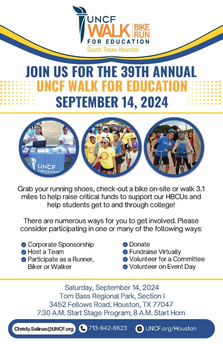 Events from August 10 – October 5 – UNCF