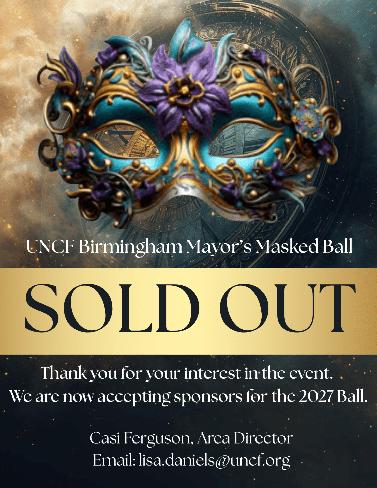 2026 UNCF Mayor's MASKED Ball - Birmingham - UNCF