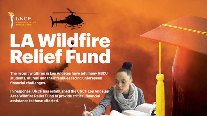 UNCF LA Wildfire Relief Fund Scholarship - UNCF